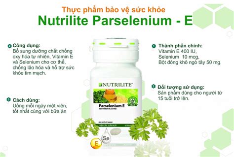 Nutrilite Parselenium E Chăm Sóc Da Toàn Diện Yên Tâm Shop