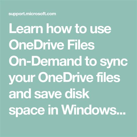 Learn How To Use OneDrive Files On Demand To Sync Your OneDrive Files