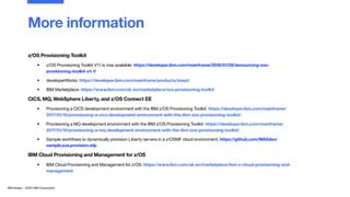 IBM Z OS Provisioning Toolkit V PPT