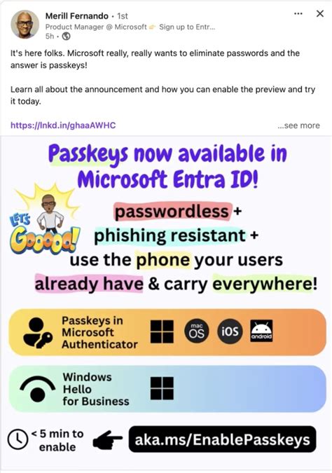 Microsoft Entra ID Boosts Security With Expanded Passkey