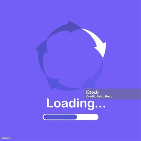 시스템 소프트웨어 업데이트 및 업그레이드 개념 로드 프로세스 화면입니다 벡터 일러스트입니다 개념에 대한 스톡 벡터 아트 및 기타 이미지 Istock