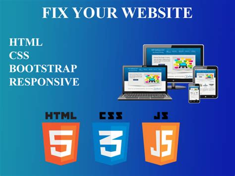 Do Html Css Bug Fixing Your Code By Hidayatqori Fiverr