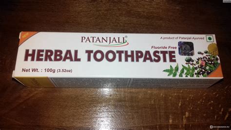 Аюрведическая зубная паста Patanjali Herbal Toothpaste для ...