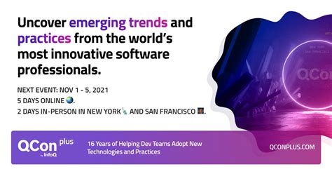 Qcon Plus November 2021 Is Now Hybrid Attend Online And In Person Ny
