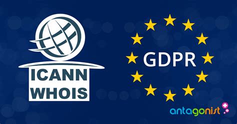 Whois In De Problemen Door Gdpr Avg Antagonist