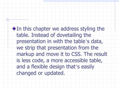 Ppt Strip The Presentation From Data Tables And Refinish With Css