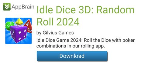 Idle Dice 3D: Random Roll 2024 for Android - Free App Download