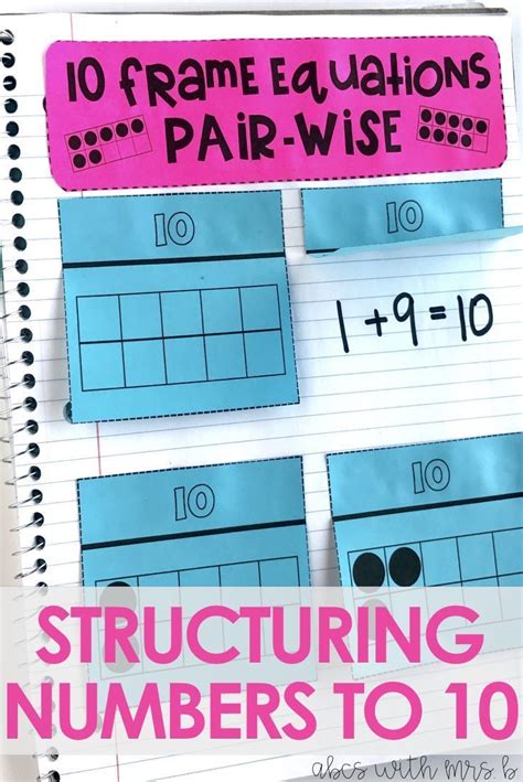 Structuring Numbers To 10 Math Activities Math Activities Math