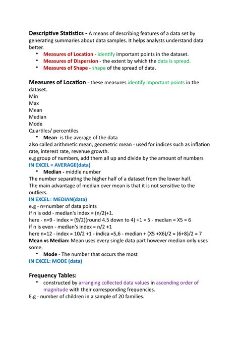 Descriptive Statistics Frequency Tables Descriptive Statistics A Means Of Describing