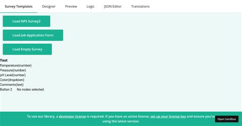 Surveyjs Library Vue3 Forked Codesandbox