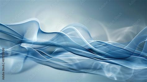 Abstract Backdrop Blue Gradient And Wavesbeautiful Abstract Wave