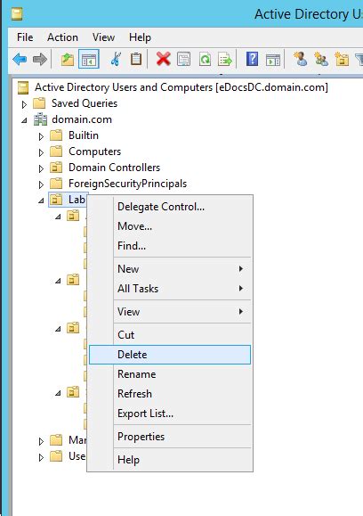 Inside Websters Lab Creating Active Directory Organizational Units Users Groups And Inside Websters Lab Creating Active Directory Organizational Units Users Groups And