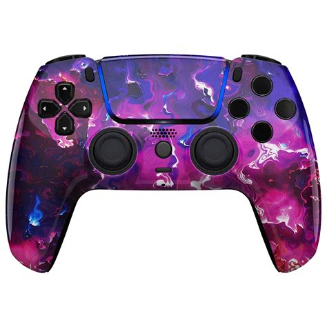 Luna Redesigned Glossy Surreal Lava Front Shell With Touchpad For Ps5