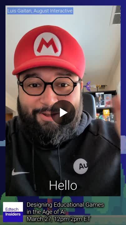 Edtech Aiineducation Gamebasedlearning Alex Sarlin