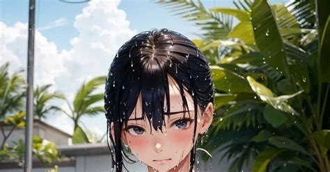 スクール水着 濡れたスク水女子 Shu Mohe44のイラスト Pixiv