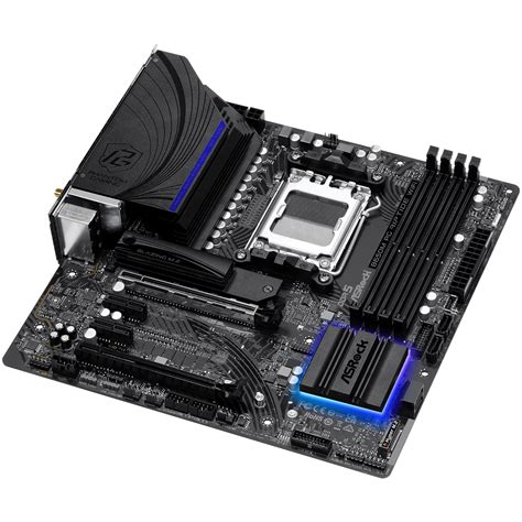 Placa Mãe Asrock B650m Pg Riptide Wifi Chipset B650 Matx Amd Am5 Ddr5 90 Mxbkr0 A0uayz