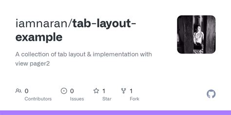 Github Iamnaran Tab Layout Example A Collection Of Tab Layout Implementation With View Pager
