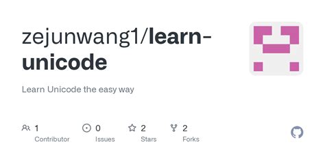github zejunwang1 learn unicode learn unicode the easy way