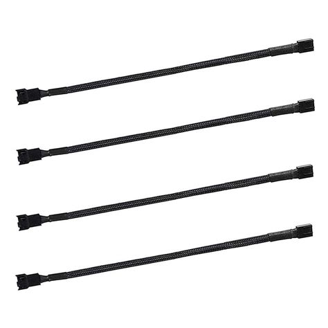 PCS Pin PWM Fan Extension Power Cable Connector Case Cables Walmart Com