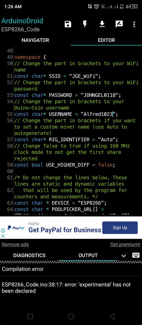 Im Using Android Phone Can T Afford Laptop My Issue Is In This Picture Revoxhere Duino Coin