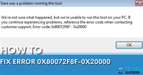How To Fix Windows Error 0X80072F8F 0X20000 Our Ultimate Guide