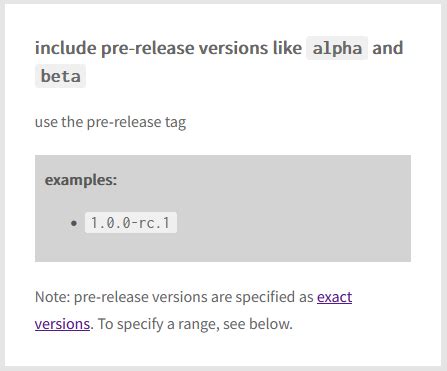 Consider Using Semver Compatible Version Specifiers For LTS Releases Issue Expressjs