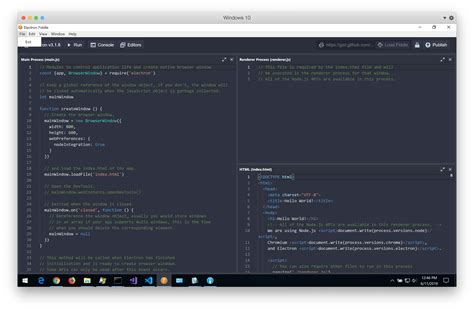file menu regression on windows · issue 210 · electron fiddle · github