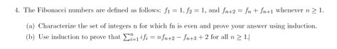 solved the fibonacci numbers are defined as follows f1 1