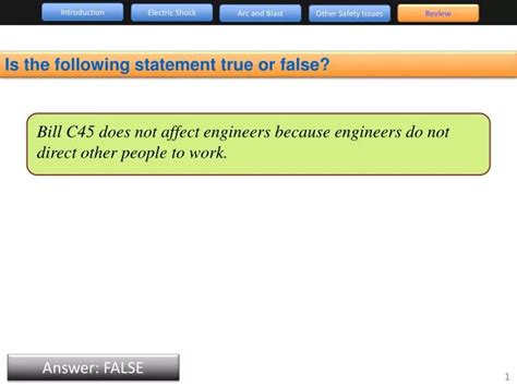 Ppt Is The Following Statement True Or False Powerpoint Presentation