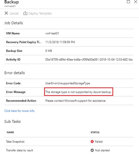 Standard Ssd Azure Backup Failure Vmfocus