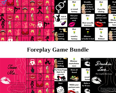 Couples Drinking Games Bundle Sex Games For Adults Printable Board Games A3 A4 Valentines