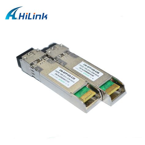 10g Dwdm Sfp Transceiver Module Data Rate 10g 80km Distance 23db Ddm Fiber Optic