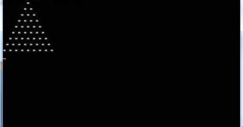 Dikisu MEMBUAT SEGITIGA BINTANG MENGGUNAKAN BAHASA PEMROGRAMAN TURBO C