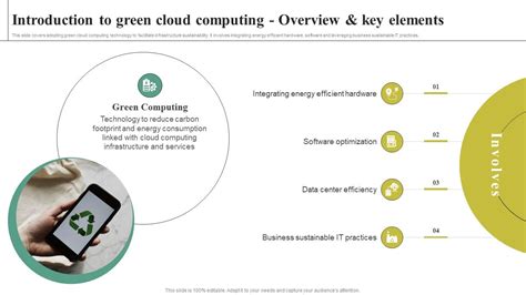 Adopting Green Computing For Attaining Introduction To Green Cloud Ppt