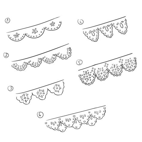 How To Draw A Lace Border
