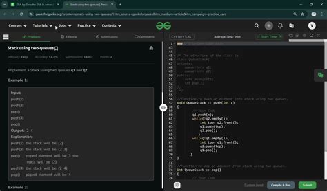 vishwakant srivastava on linkedin 100dayofcode stack dsa