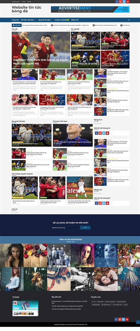 share full code tin tức bóng đá sử dụng wordpress