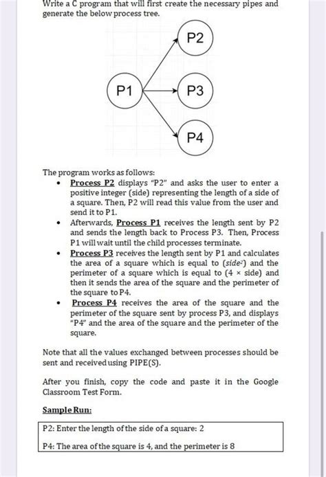 Solved Write A C Program That Will First Create The