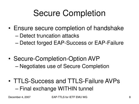 PPT EAP TTLS Draft Funk Eap Ttls V0 02 Txt Draft Hanna Eap Ttls Agility 00 Txt PowerPoint