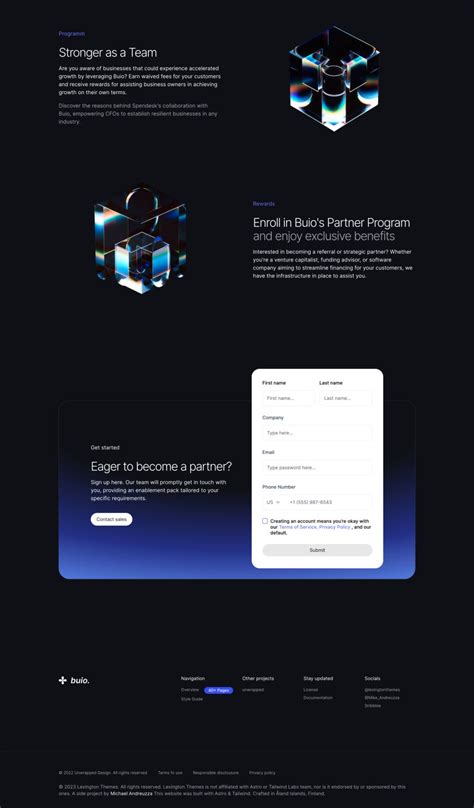 michael andreuzza on linkedin buio ⏤ saas multipage theme built with
