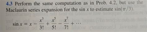 solved 4 3 perform the same computation as in prob 4 2 but