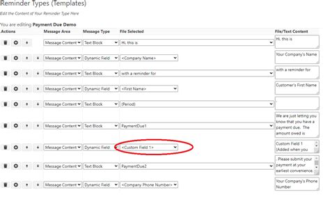 custom fields add text fields on the fly appointment reminders