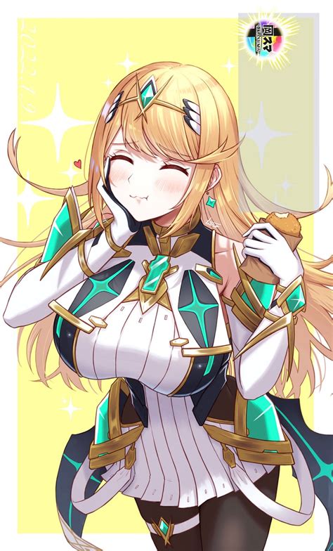 mythra and mythra (xenoblade chronicles and 2 more) drawn by taro_(peach_taro51) | Danbooru