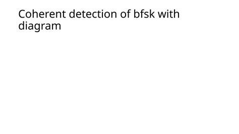 Bfsk Binary Frequency Shift Keying Pp Pptx Digital Audio Computer Software And Applications