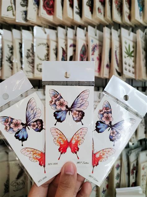 แททท แทททูสติกเกอร์ติดผิว เหมือนรอยสักจิง Tattoo Sticker