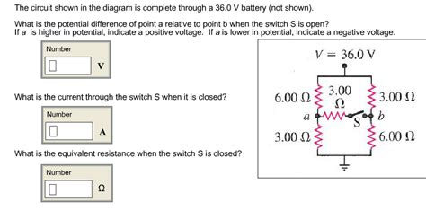 Solved The Circuit Shown In The Diagram Is Complete Through Chegg Com