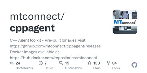 GitHub Mtconnect Cppagent C Agent Toolkit Pre Built Binaries Visit Https Github