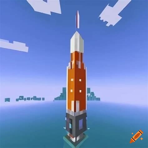 Minecraft Rocket Ship