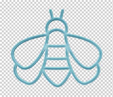 꿀벌 아이콘 곤충 아이콘 꿀벌 아이콘 터키석 청록 기호 원 로고 Png Klipartz