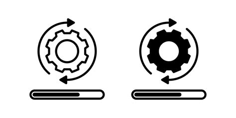Loading Process Icon For Mobile Concept And Web Design Illustration 65418645 Vector Art At